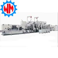 China Full Automatic Underpad Sanitary Pad Making Machine 380V 3 Phase with 350m/min Production Speed for sale