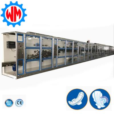 China 1500pcs/min Sanitary Napkin Production Line Professional Indian Market Research Customizable WM-W1101 Auto Stacker for sale