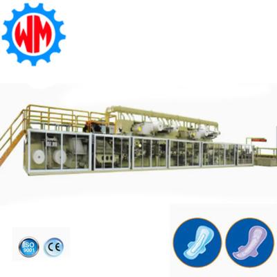 China Compliance globale applicabile all'India Sistema di imballaggio della linea di produzione di tovaglioli sanitari 1500 pcs/min for sale