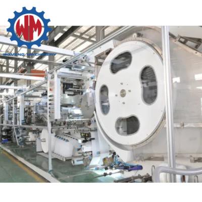 China WM-A110 Full Servo Adult Diaper Making Machine Product Specification ​​Fully Automated for sale