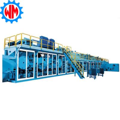 中国 ISO9001 認定 フルセルボ 成人用ナプキン生産ライン スムーズな動作 WM-A959 販売のため