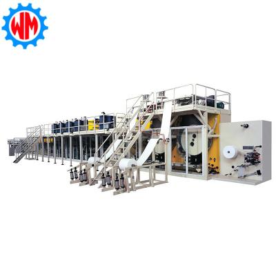 Cina Sistema di controllo PLC La macchina per fare pannolini per adulti automatica completa macchina personalizzata colore mercato globale in vendita