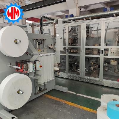 Cina Sistema di controllo PLC La macchina per fare pannolini per adulti automatica completa macchina personalizzata colore mercato globale in vendita