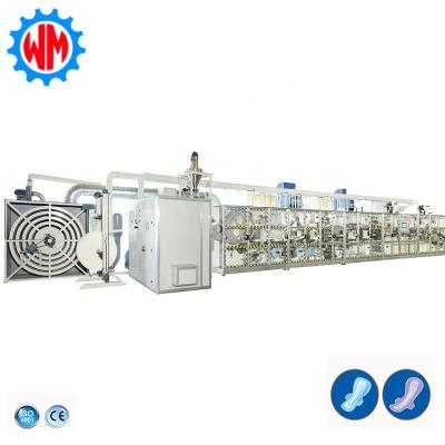 China Volledige servo CE-certificaat Sanitaire servettenmachine Ingenieurs Installatie in het buitenland Te koop