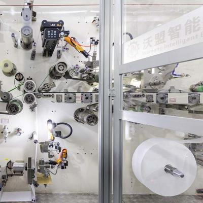 Cina Macchina per la produzione di assorbenti igienici WM-JSN09 Multilingue Intuitiva Standard Internazionale in vendita