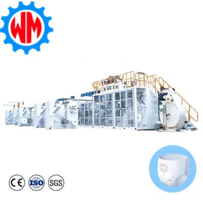 WM-A1126 Adult Diaper Manufacturing Machine 4D Dynamic 480KW Capacity