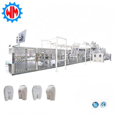 Cina Nuove tecnologie 1200pcs/min Sanitary Napkin Making Machine Menstrual Panties Linea di produzione in vendita