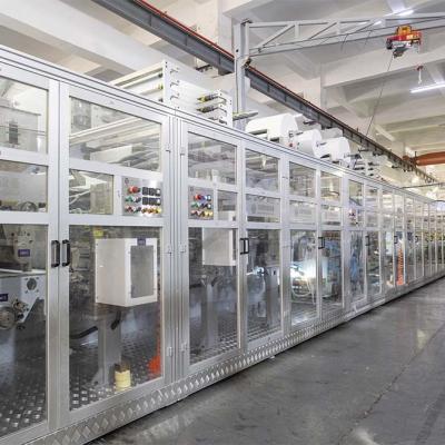 China Advance High Speed Full Servo Underpad Production Line Automatic Packaging with CE for sale