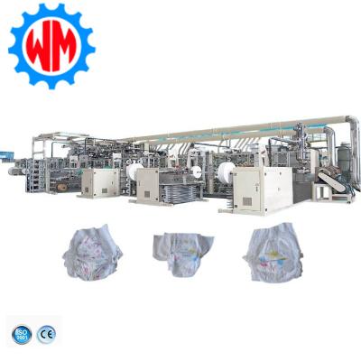 Китай PLC управление 800 шт/мин машиной для производства детских подгузников с профессиональным обучением за рубежом продается