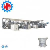 China Full Servo Baby Diaper Making Machine 800pcs/min 380V 50Hz Custom Sizes for sale