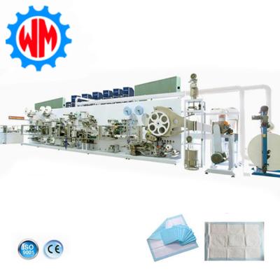 China Advanced Customized 350m/min Under Pad Mattress Production Line with Oversea Service for sale