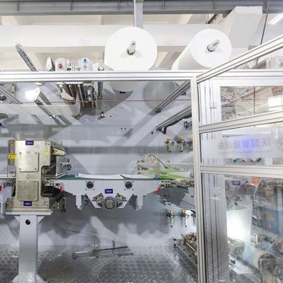 China Advanced Customized 350m/min Under Pad Mattress Production Line with Oversea Service for sale