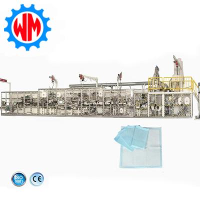 High Efficiency Full Servo Mattress Pad Making Machine Underpad Production Line with CE