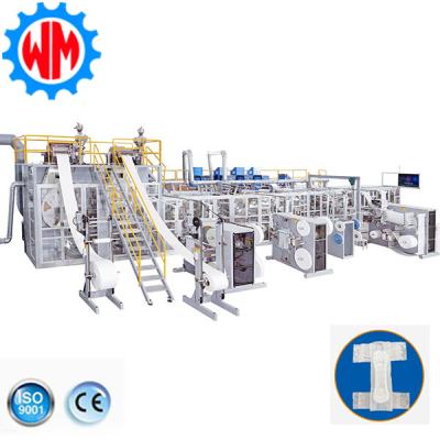 中国 高度なフルサーボ大人用おむつ製造機 400個/分 安定生産 販売のため