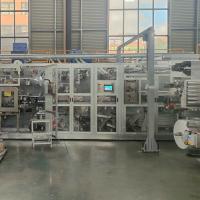 China Full Servo 350pcs/min Adult Diaper Making Machine Multi-Specification Quick Switch for sale