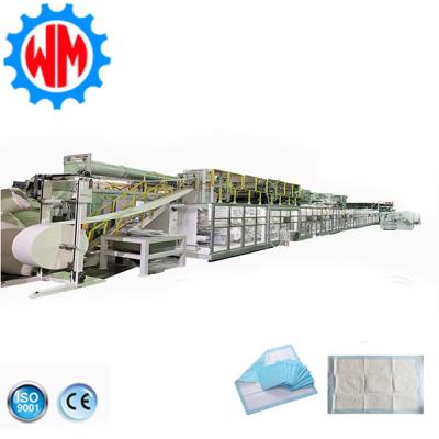 China ISO9001 Factory Customizable Full Servo Mattress Pad Underpad Production Line for sale