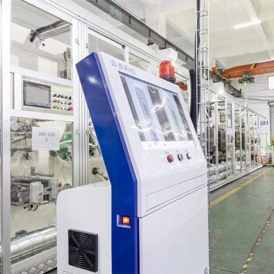 中国 安定した作業 1200pcs/min ナプキン生産ライン PLC制御 CE認証 販売のため