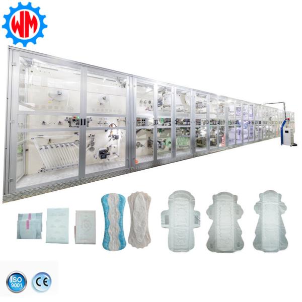Quality High Efficiency 1200pcs/min Full Automatic Sanitary Pad Making Machine with CE for sale