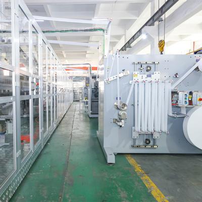 중국 가장 빠른 모듈형 아기 기저귀 기계 판매용