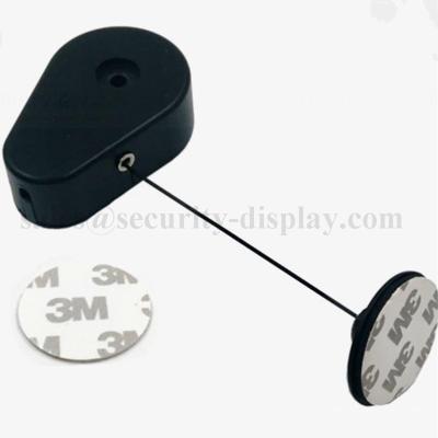 China Retractable DIA38mm Anti Theft Pull Box W Circular Sticky Flexible ABS Plate for sale