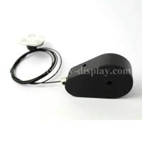 China Tear Shape Anti-Theft Pull Box with Soft Label End 90cm Cable 0.9mm Diameter for Curved Surface for sale