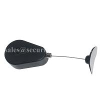 China Tear Shape Anti-Theft Pull Box with Soft Label End 90cm Cable 0.9mm Diameter for Curved Surface for sale