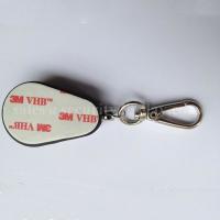 China Tear Shape Retractable Anti Theft Pull Box Recoiler with Key Hook End 90cm 0.9mm for sale
