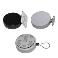 China Round Anti-Theft Display Pull Box 41mm ABS Plastic Retractable Security Tether 90cm Cable for sale