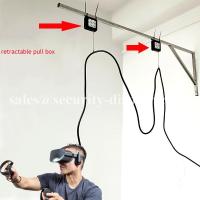 China Square Retractable Security Tether ABS Plastic 90cm Cable Anti-Theft Display Pull Box for sale