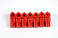 China EAS Security Peg Hook Stop Lock Red ABS Plastic 4-8mm Retail Display Anti-Theft for sale