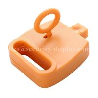 China EAS Magnetic Double Bar Security Peg Hook Stop Lock 34x45x17mm ABS Plastic Anti-Theft for sale