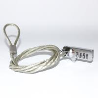 China Universal 4 Digit Password Security Cable Lock for Laptop PC 2m Steel for sale