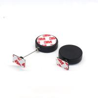 China 3M Adhesive Retractable Security Cable Pull Box ABS Shell 41mm 90cm Anti Theft Display for sale