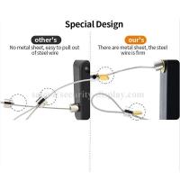 China Punch Free Automatic Sensor Door Closer 90cm Cable 0.9mm Wire Retractable Self Adhesive Door Closer for sale