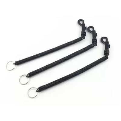 Chine le taqueur de casino d'unité centrale de corde de 2.5mm a lové Lanyard With Split Ring principal à vendre