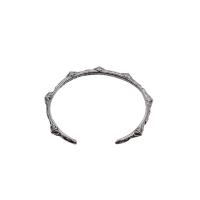 Quality Cross Vine Cuff 925 Silver Bangle Bracelets Unisex With Simple Design for sale