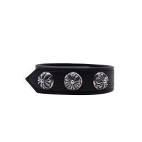 Quality Cross Flower 925 Silver Bracelets Black 10g Adjustable In Round Shape for sale