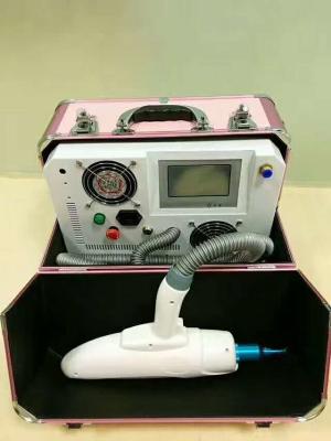 China Salon Beauty Equipment Q switch laser for Tattoo removal and Black carbon charcoal therapy nd yag laser for sale