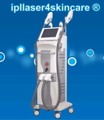 China Professional SHR+Elight(IPL+RF)+laser Multifunctional Permanent Painless Hair removal Beaty Equipment for sale