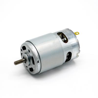 China High quality RS775H brush dc motor for olive harvesters for sale