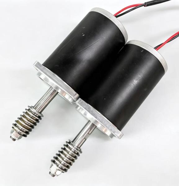 Quality 76mm 24V Low Noise permanent magnet brushed dc motor for Automatic door for sale