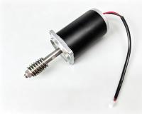 Quality 76mm 24V Low Noise permanent magnet brushed dc motor for Automatic door for sale