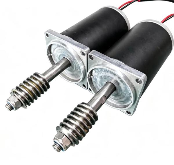 Quality 76mm 24V Low Noise permanent magnet brushed dc motor for Automatic door for sale
