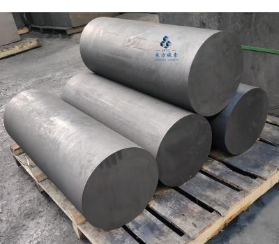 Cina 12 μm Granulometria di sinterizzazione della canna di grafite Blocco liscio isostatico di grafite di carbonio in vendita