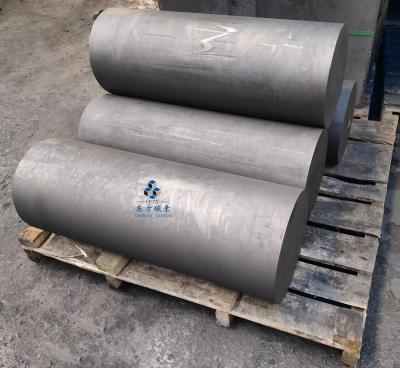Cina 12 μm Granulometria di sinterizzazione della canna di grafite Blocco liscio isostatico di grafite di carbonio in vendita
