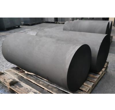 Cina 12 μm Granulometria di sinterizzazione della canna di grafite Blocco liscio isostatico di grafite di carbonio in vendita