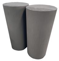 China 12µm Grain Size Sintering Graphite Rod Smooth Isostatic Carbon Graphite Block for sale