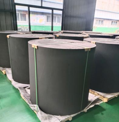 Cina 12 μm Granulometria di sinterizzazione della canna di grafite Blocco liscio isostatico di grafite di carbonio in vendita