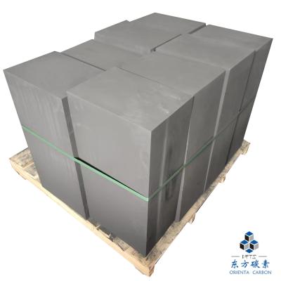 Cina Blocco isostatico di grafite ad alta densità 8 μm Dimensione del grano Per l'industria EDM in vendita
