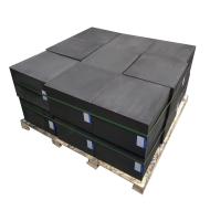 China Dark Grey Semiconductor Graphite 5µm Grain Size Ultra Fine Isostatic Graphite Block for sale
